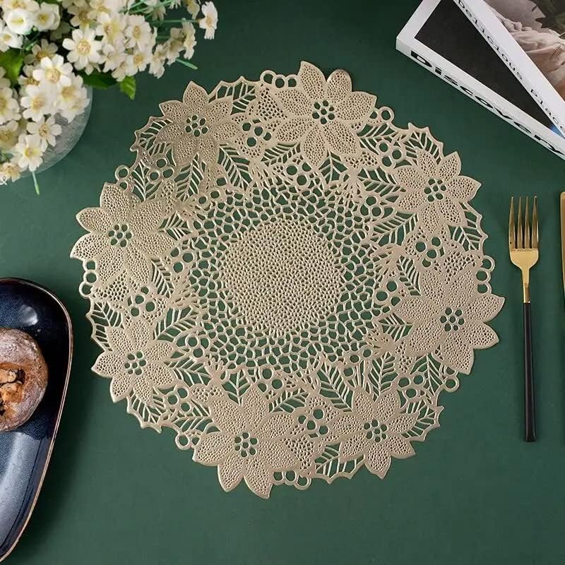 Buy CHANDER Cloth Net Multipurpose Round Table mats for Dining/Centre ...