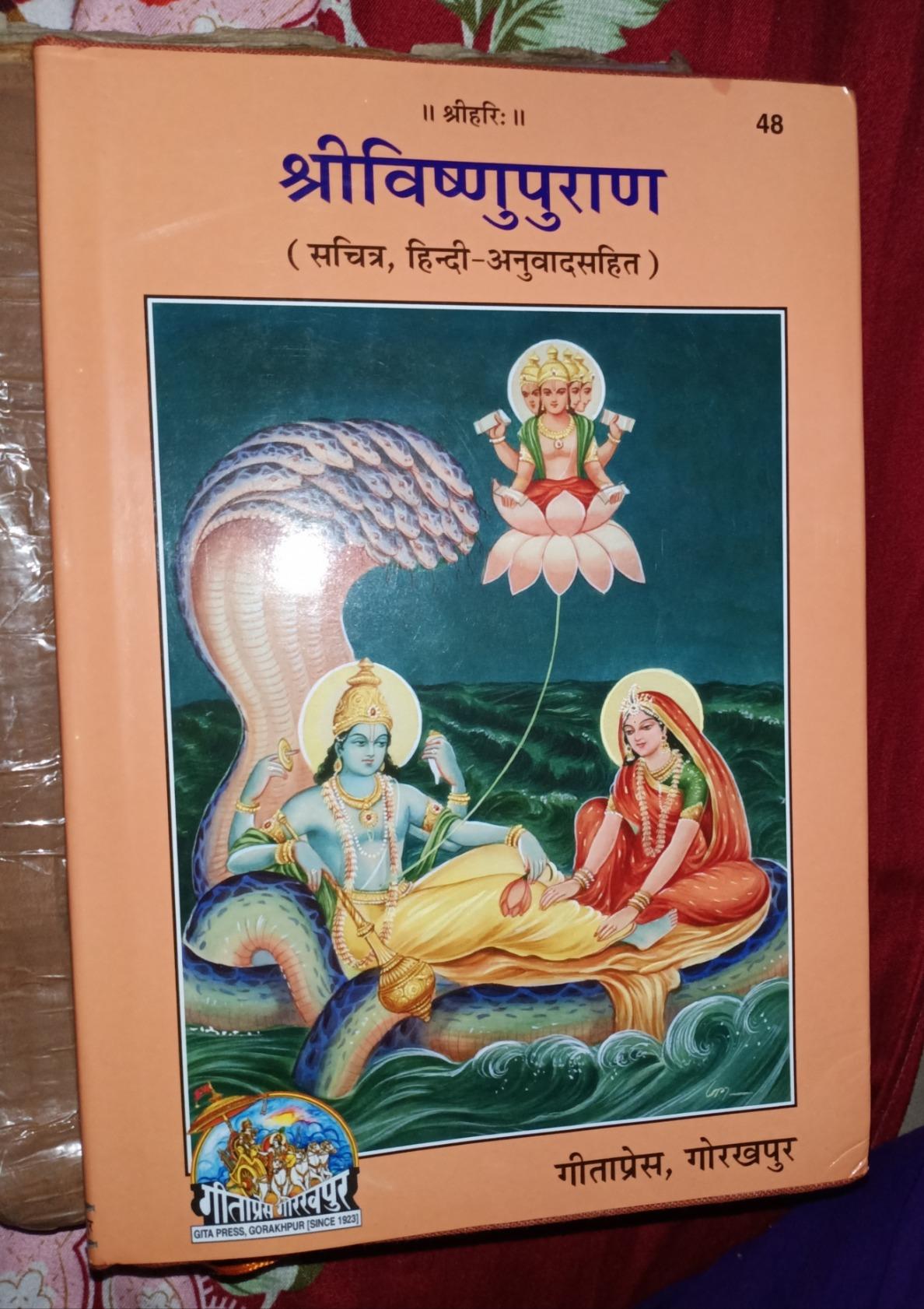 Gita Press Shri Vishnu Puran By Achleshwar (Code 48) (Hindi) : Amazon ...