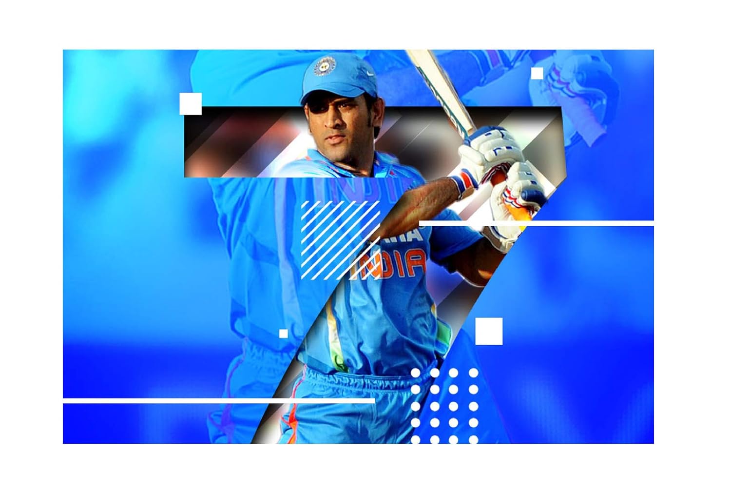 SIGN EVER Ms Dhoni Posters For Wall Room Bedroom Office Home Boys And ...