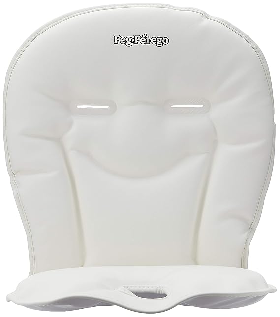 Amazon.com : Peg Perego Booster Cushion, White : Childrens Highchair ...
