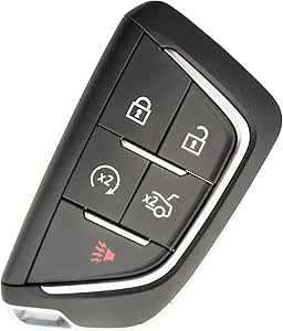Amazon.com: Key Fob Case Shell Fit for 2020-up Cadillac CT5 CT6 XTS XT4 ...