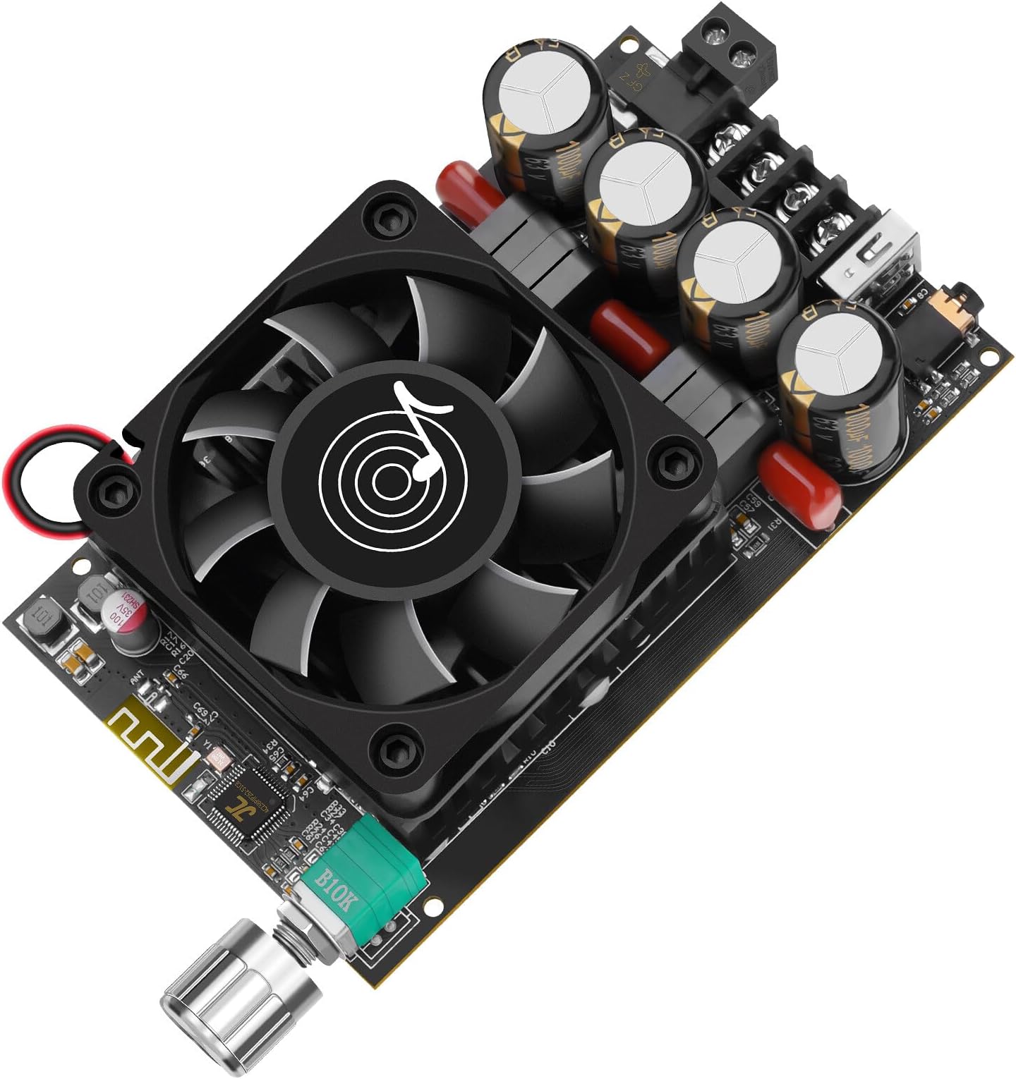 Amazon.com: Stereo 2.0 Channel 300W+300W Bluetooth 5.3 DC18-50V Audio ...