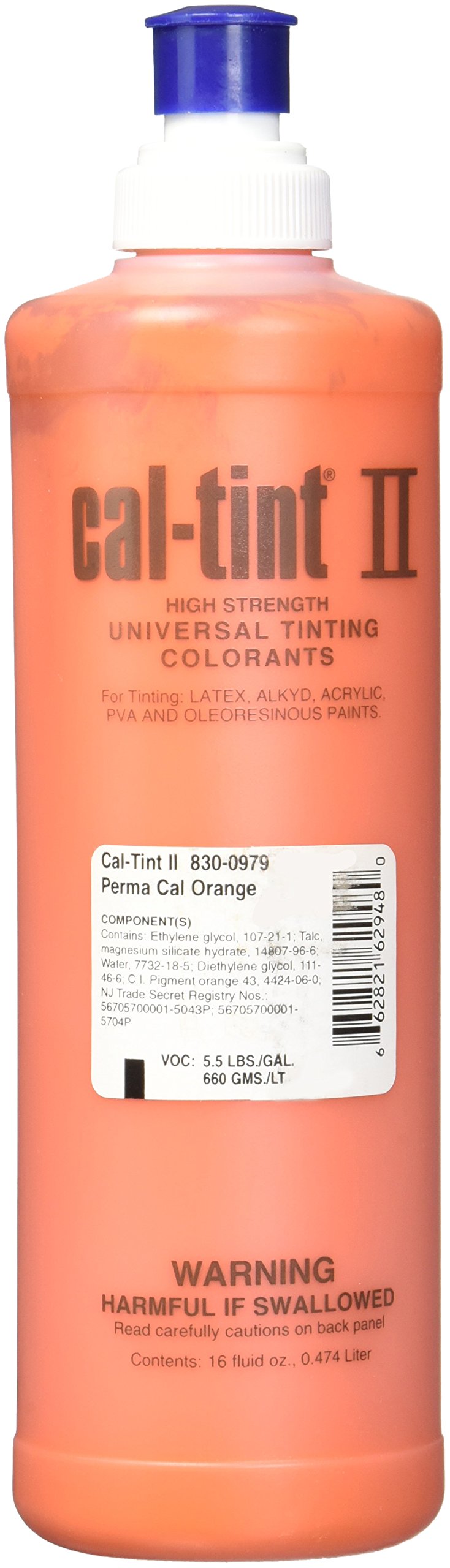 Chromaflo 830-0979 Cal-Tint II 16-Ounce Colorants, Permanent Orange ...