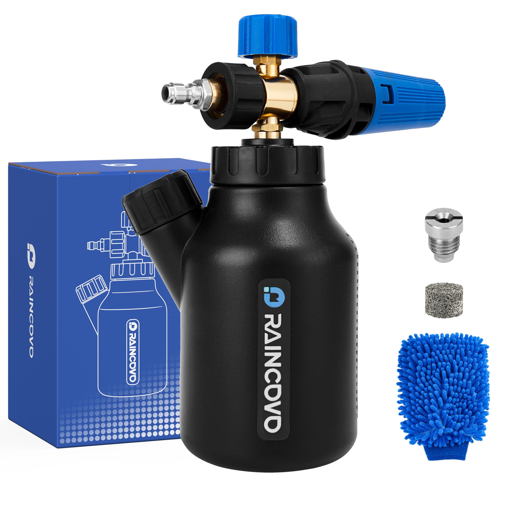 Amazon.com: Raincovo Foam Cannon for Pressure Washer Soap Attachment ...