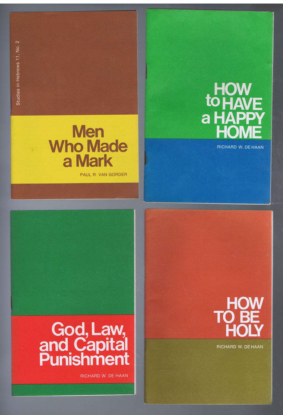 Radio Bible Class Bible Study Booklets, set of 10: VARIOUS, Dr. M. R ...