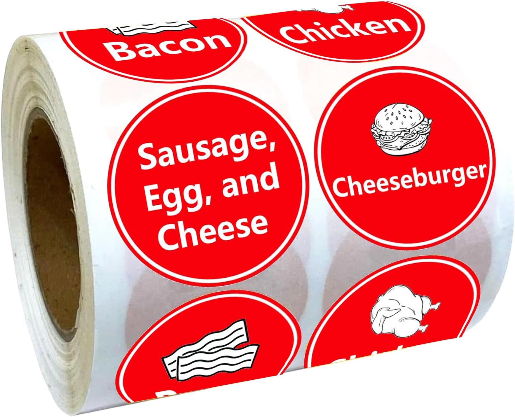 Amazon.com : Wootile Bacon Stickers Chicken Sausage Egg and Cheese Deli ...