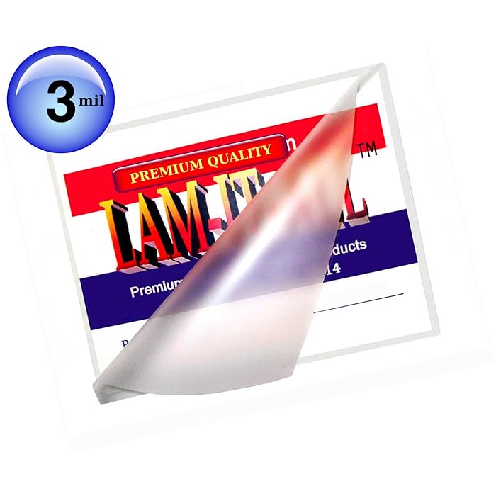 Buy 18 x 24 Laminating Pouches 3 Mil Map Laminator Sleeves (Pk of 50 ...