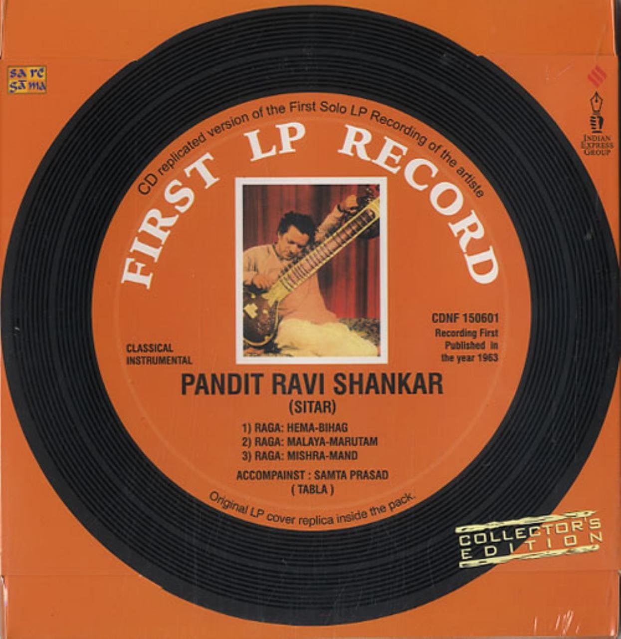 First LP Record by Ravi Shankar, Samta Prasad: Amazon.co.uk: CDs & Vinyl