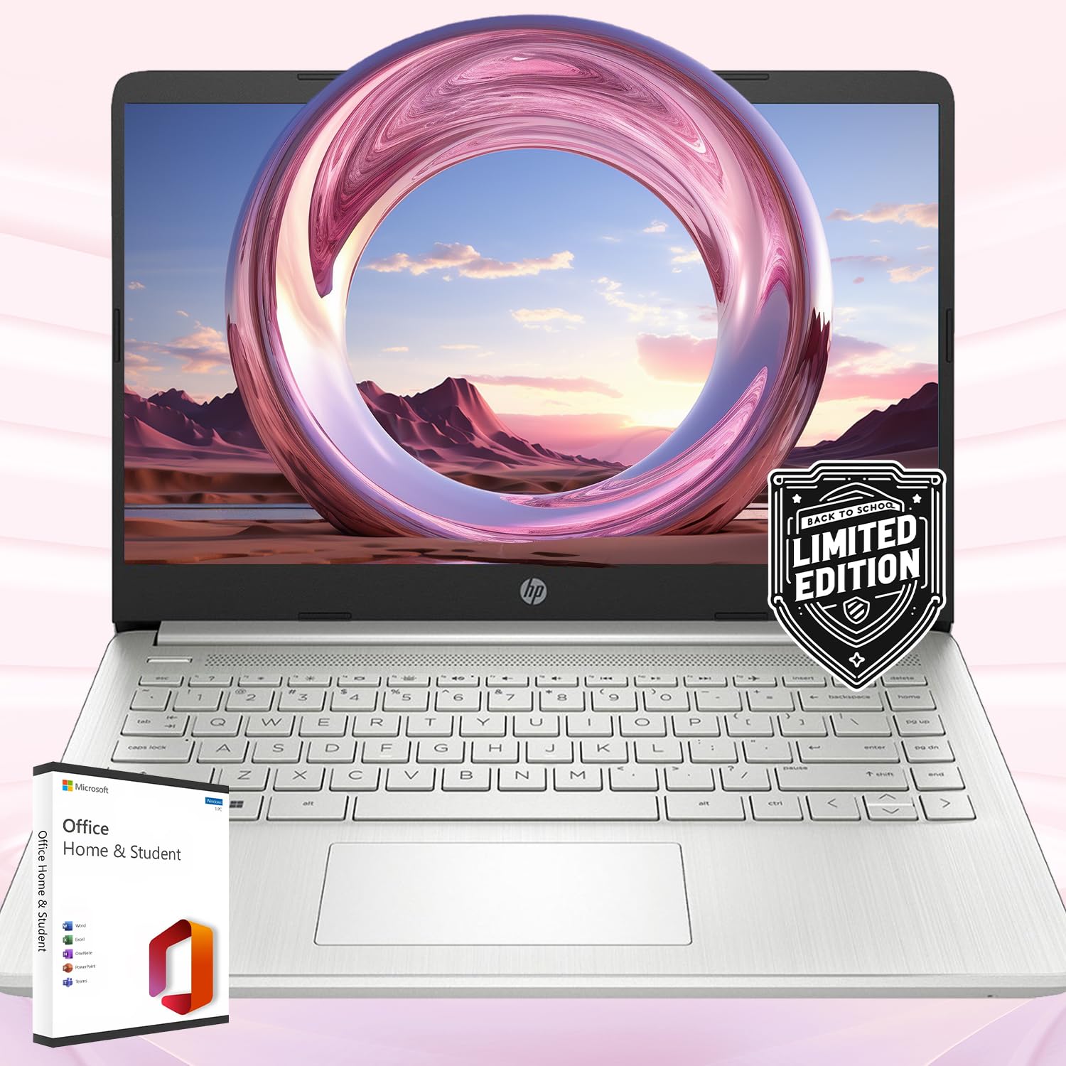 Snapklik.com : HP Slim 14 HD Laptop Back To School Limited Edition