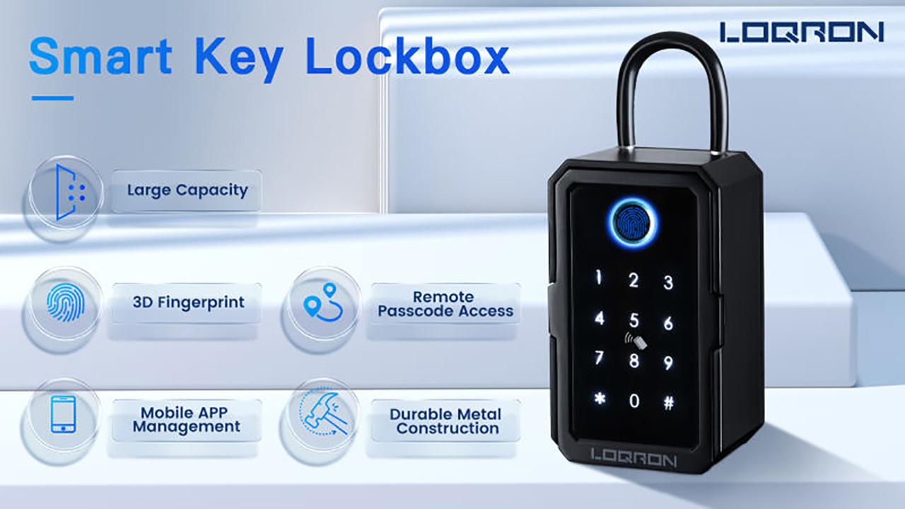 Watch LOQRON Smart lockbox& 2 ways to install & 4 ways to unlock on ...
