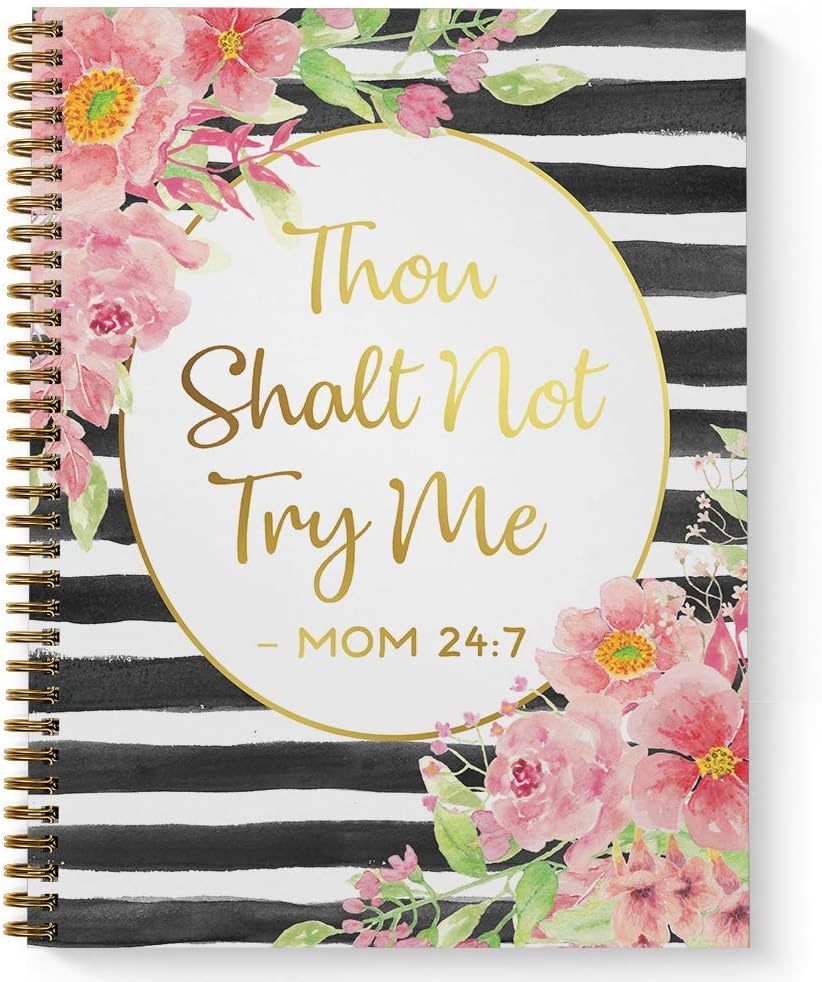 Amazon.com : Softcover Pray More 8.5" x 11" Religious Spiral Notebook ...