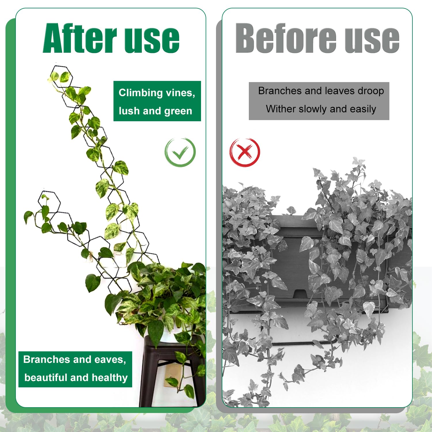 18pcs Chain Trellis for Climbing Plants, House Plant Chain Trellis ...