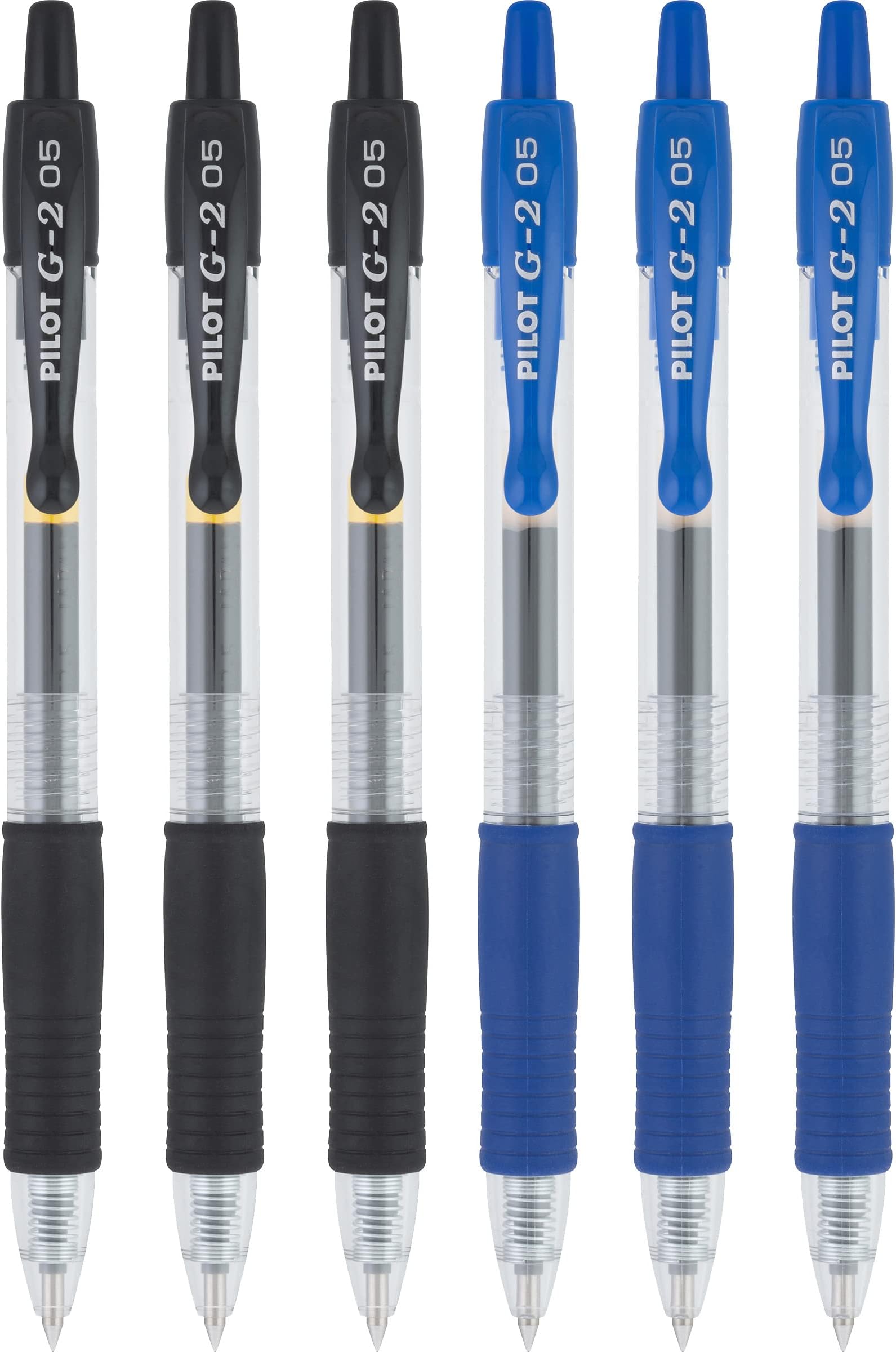 Pilot G2 pens retractable Gel Roller ballpoint Extra Fine 05 pt Black ...