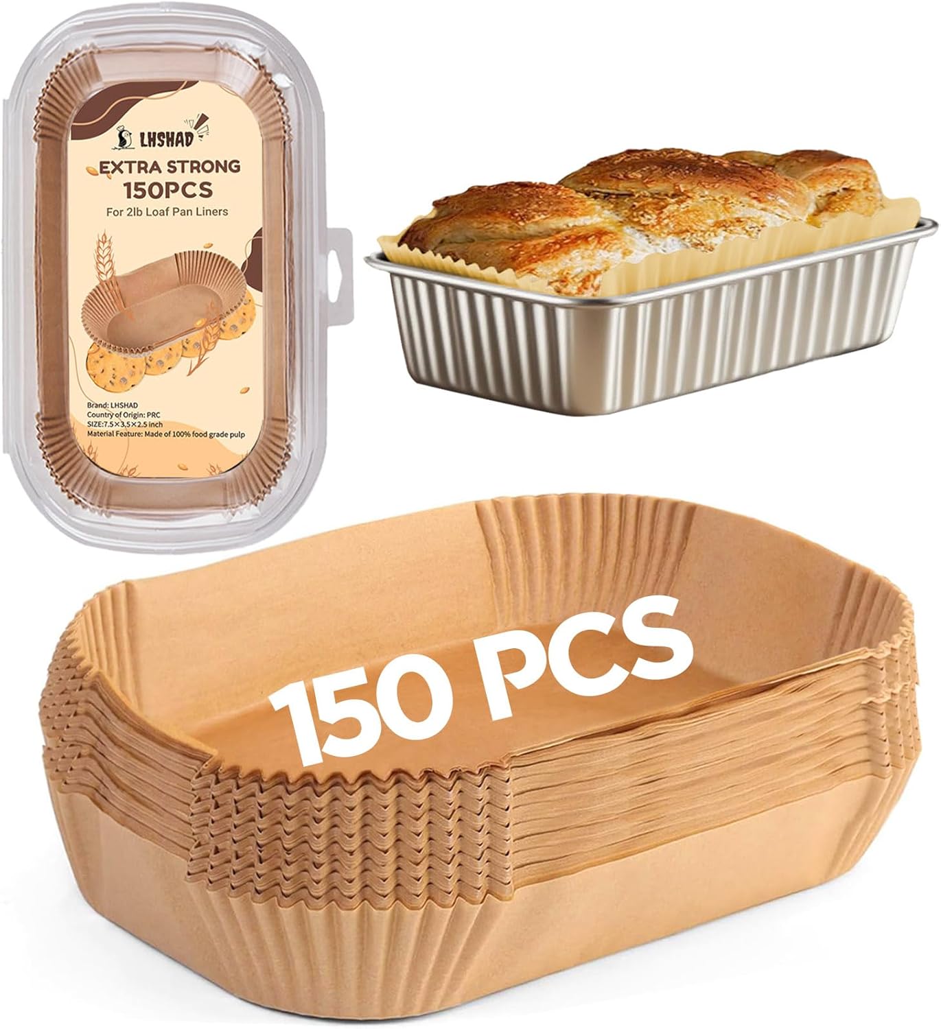 Amazon.com: Loaf Pan Liners, Loaf Pan Liners for Baking Bread 9x5 ...