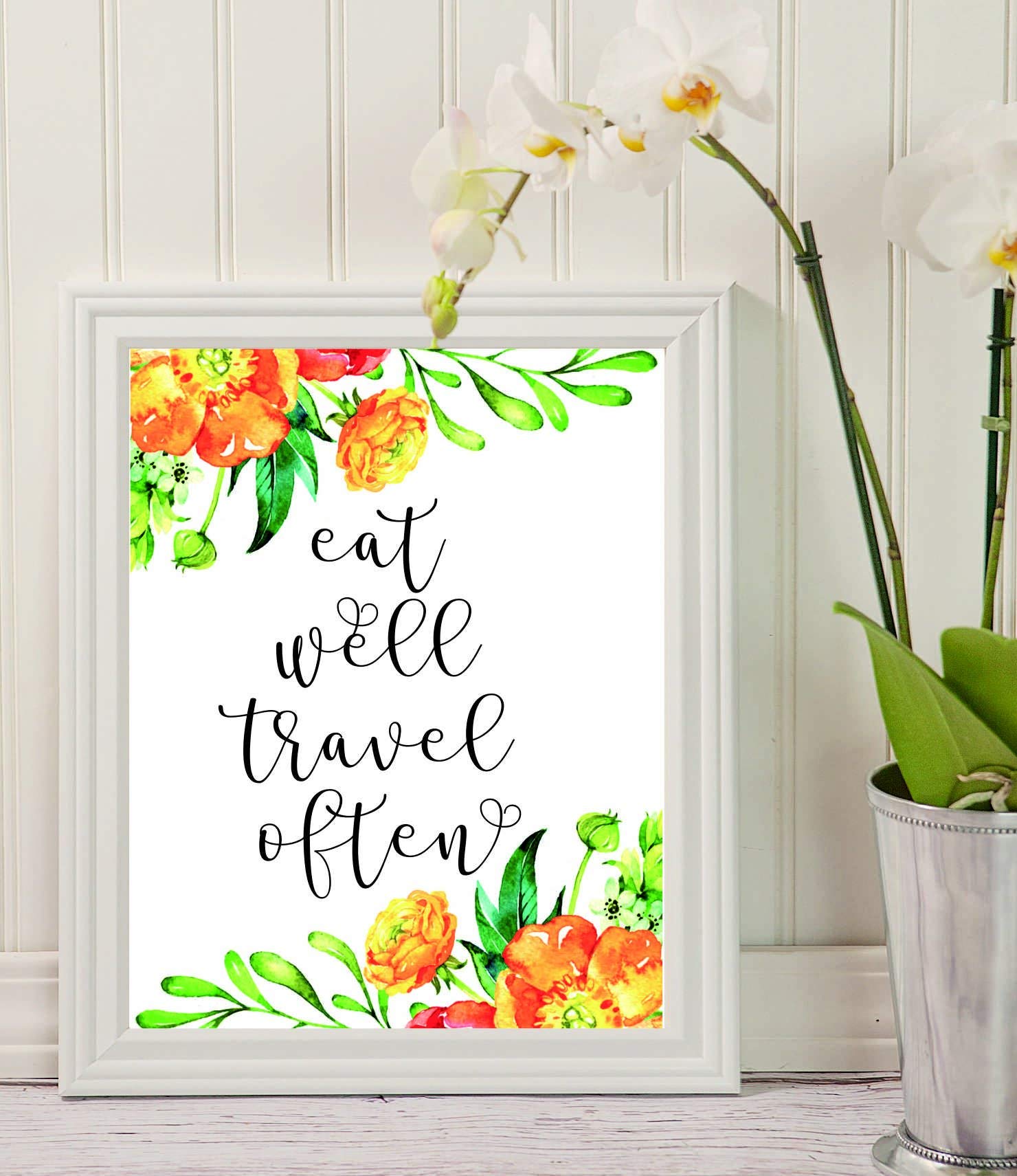 Wall Art Travel Quotes Travel Quote 4 Canvas Print By Park Windsor