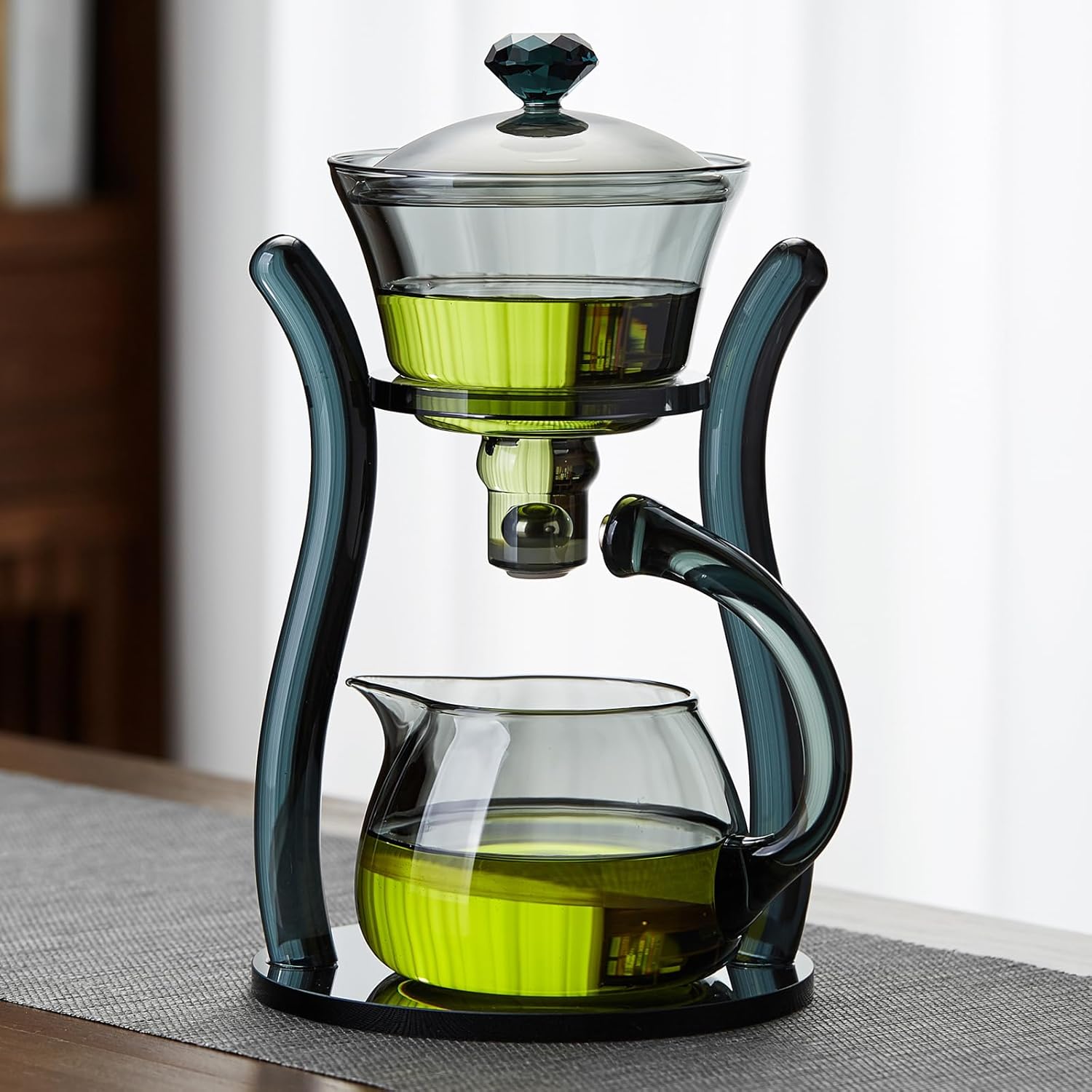 Amazon.com | Glass Teapot Tea Pot Magnetic Ball, 12 OZ Drip-Teapot With ...