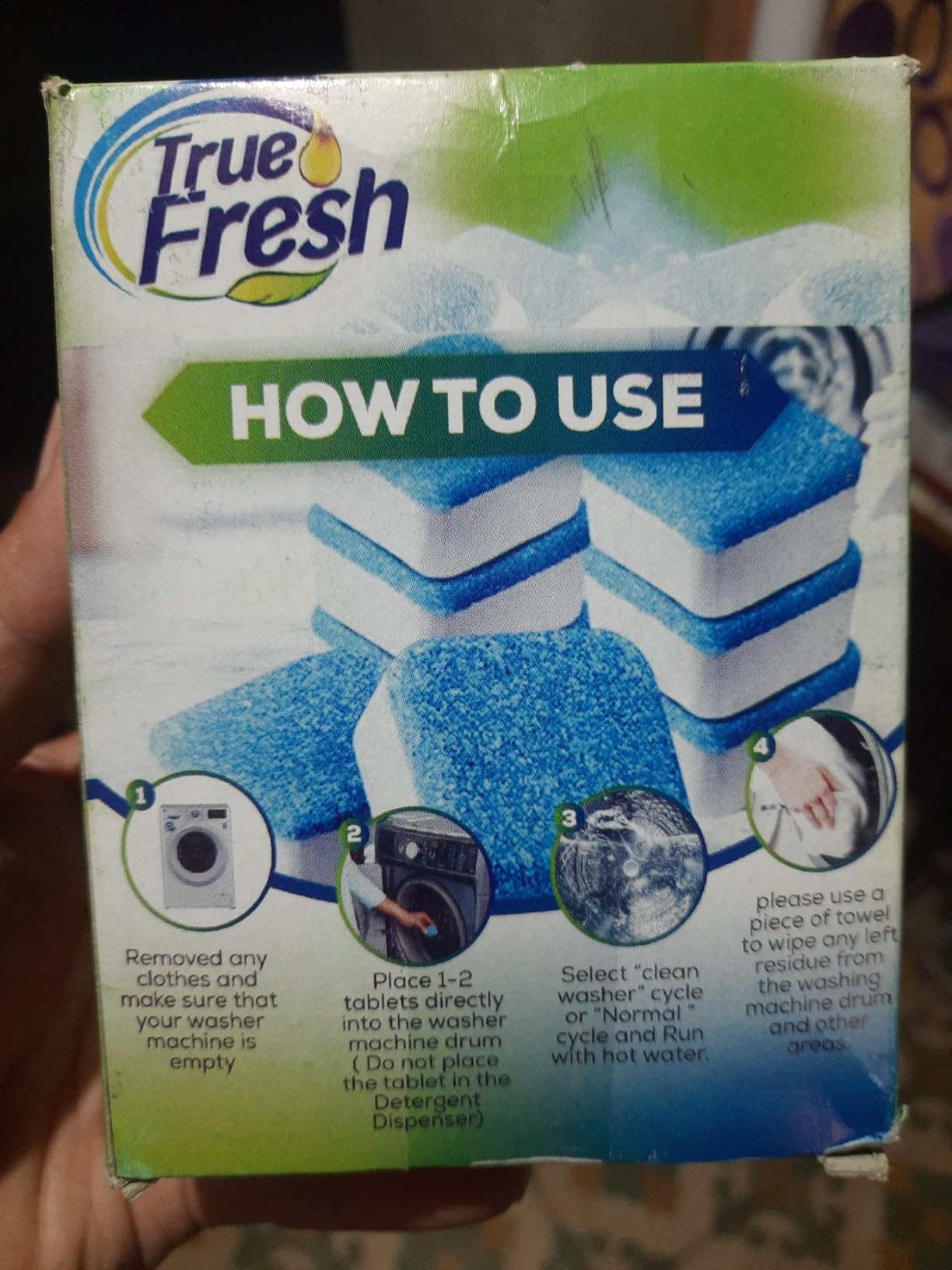 True Fresh washing machine cleaner TabletsWashing Machine Cleaner ...