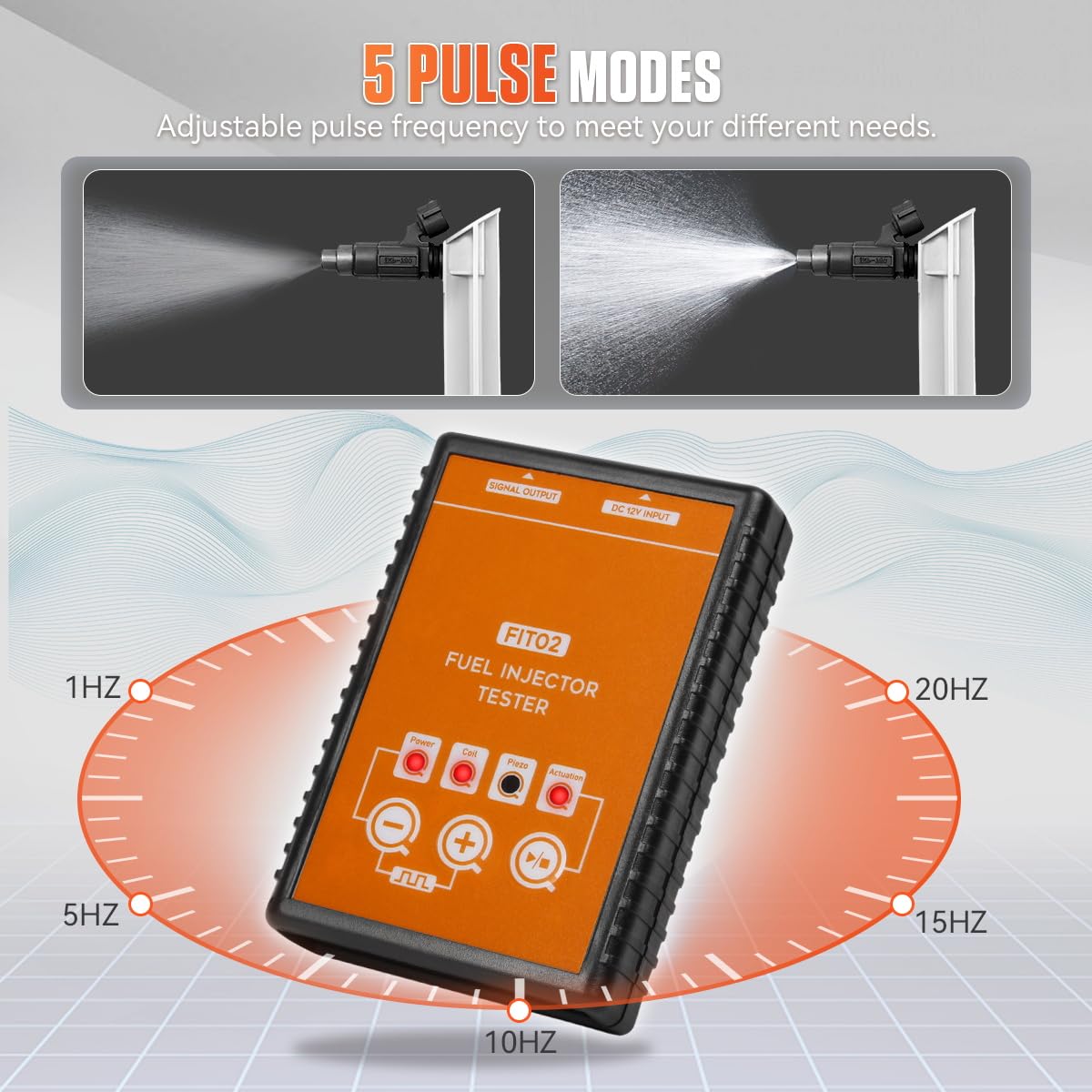 Snapklik.com : Fuel Injector Tester Cleaner Tool Kit High & Low ...