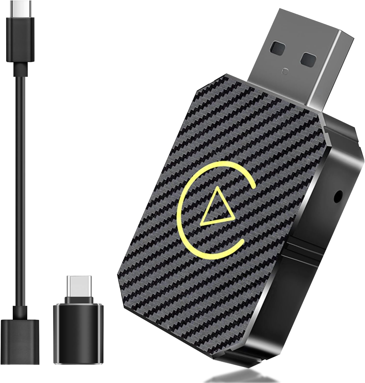 Wireless CarPlay Adapter for Apple iPhone, No Lag for Convert Wired to ...