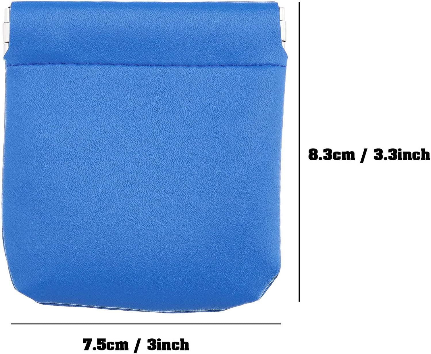 Amazon.com: Mini Squeeze Coin Purse PU Leather Slim Wallet Miniature ...