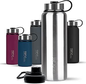 720°DGREE Bouteille Isotherme noLimit - 410ml, 530ml, 710ml, 950ml, 1200ml | Gourde en Acier ...