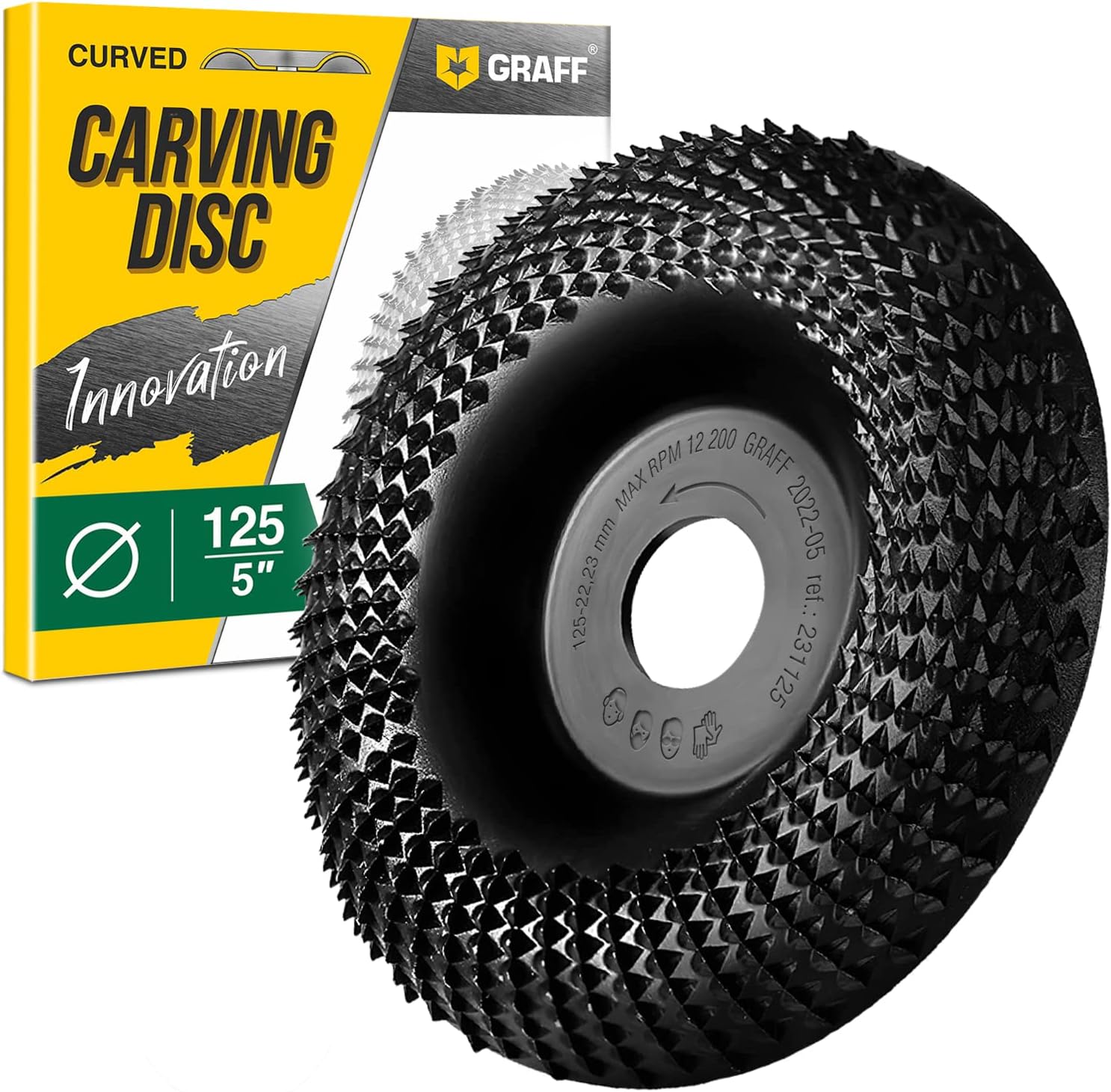 Rotoraspel Raspelscheibe für schnelles Abschleifen von Holz, Kunststoff ...