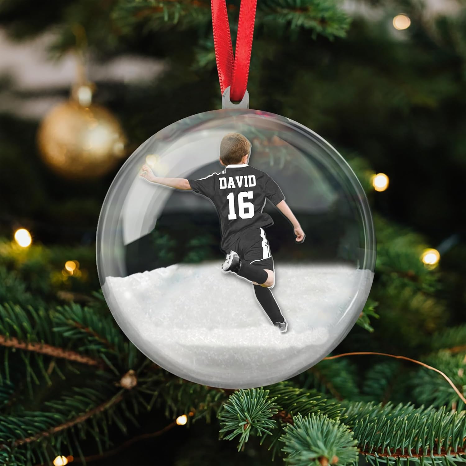 Amazon.com: Soccer Christmas Ornaments, Personalized Soccer Ornament ...