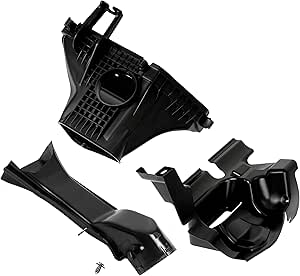 HECASA Cold Air Intake Tube Inlet & Air Intake Box Compatible with 2019 ...