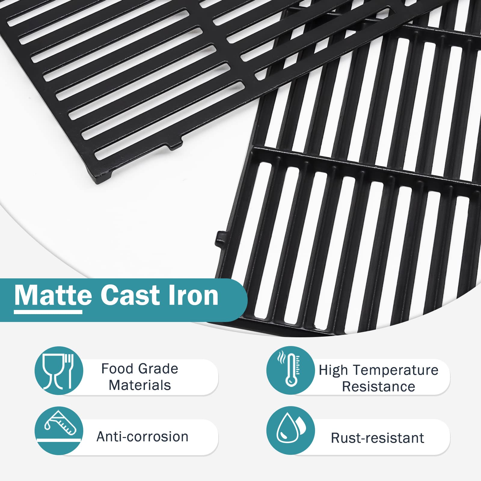 Snapklik.com : 66097 18 7/8 Inch Grill Grates For Weber Genesis II 400 ...