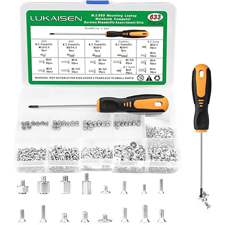 Kit de vis M.2 SSD pour ASUS Gigabyte et MSI pour montage sur cartes ...