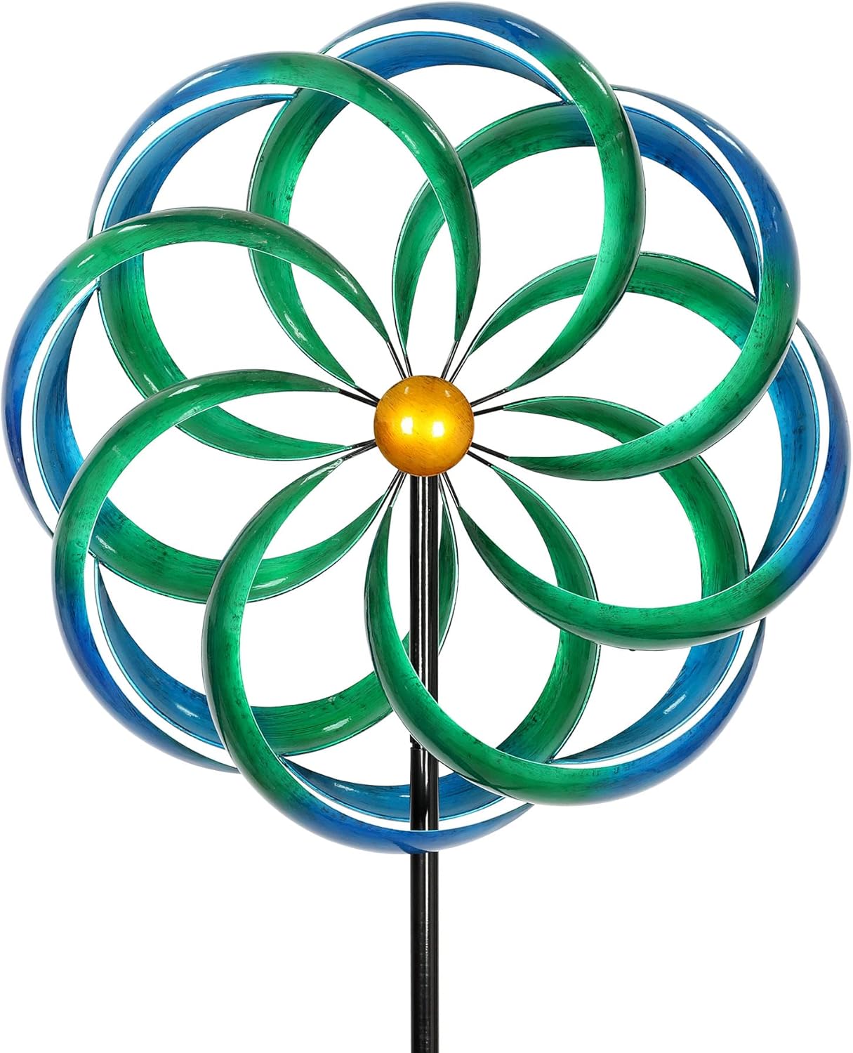 Amazon.com: Winwindspinner, Kinetic Outdoor Metal Wind Spinner - Large ...