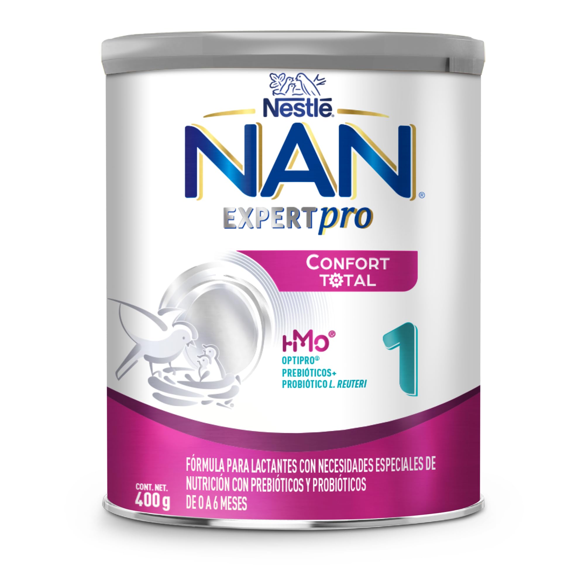 Fórmula Infantil NAN Confort Total 1 400g : Amazon.com.mx: Bebé