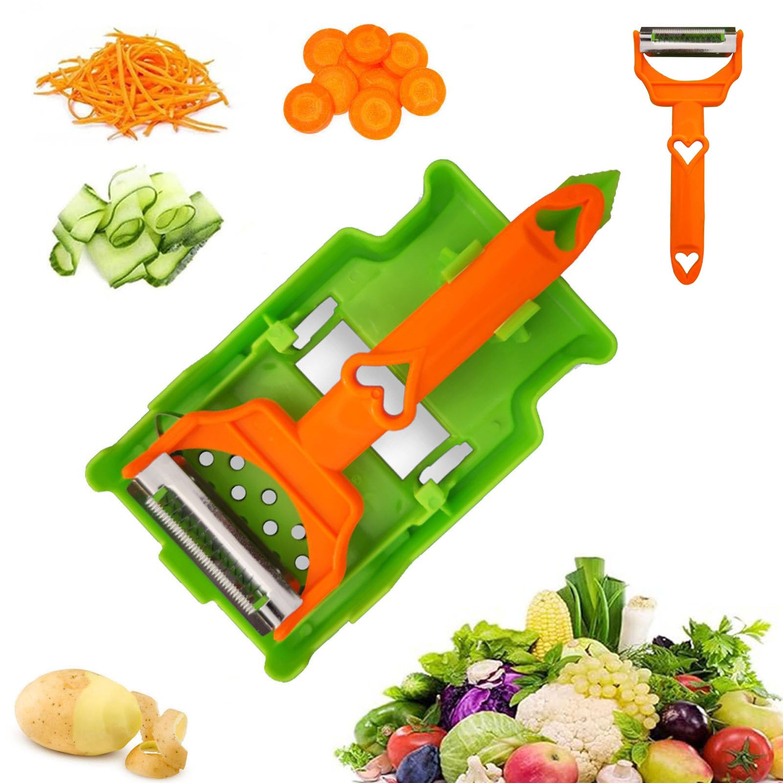 Amazon.com: peeler,Multi Peeler Kit,Fruit and Vegetable Peeler, Home ...