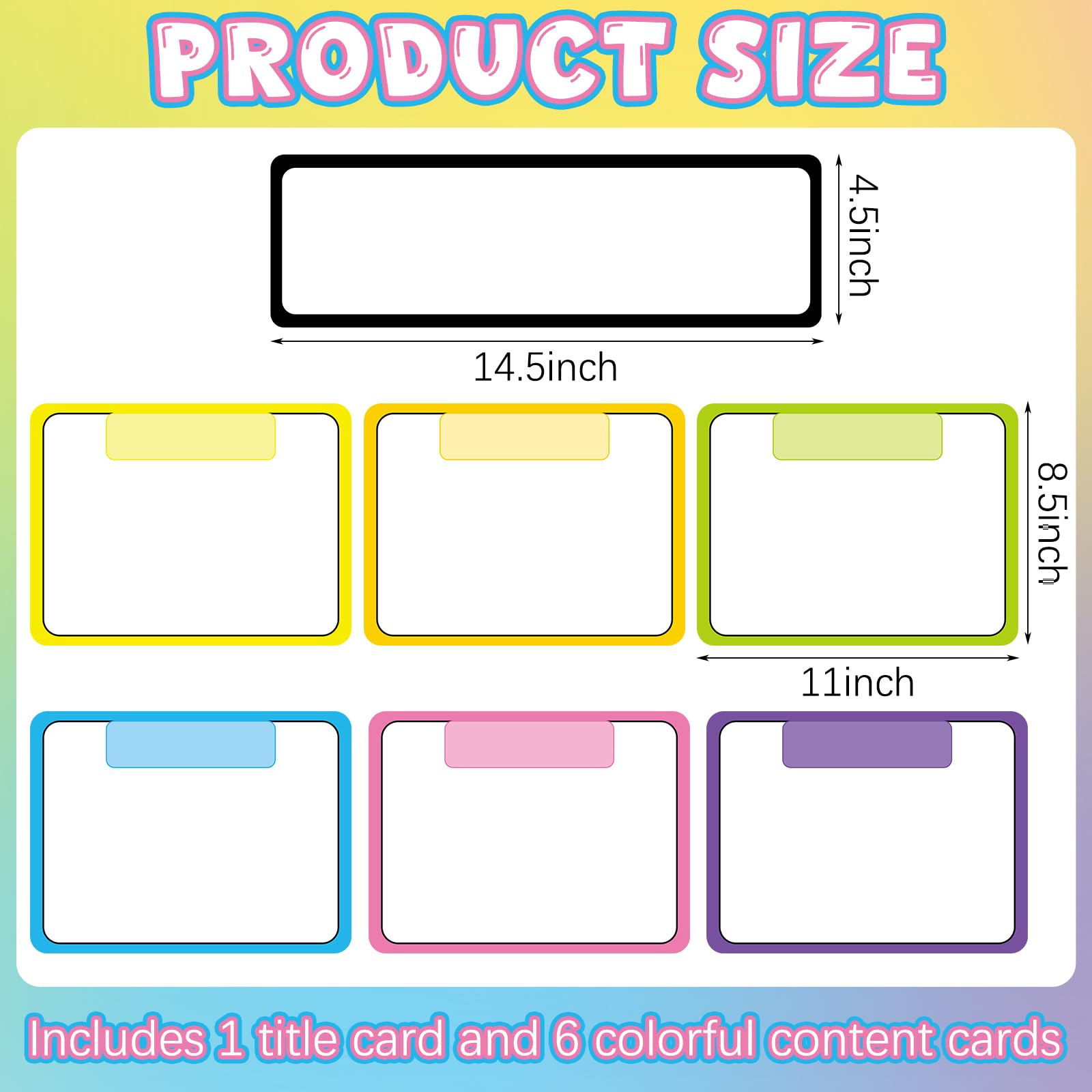 Snapklik.com : 7 Pcs Magnetic Write Wipe Organization Chart Magnetic ...