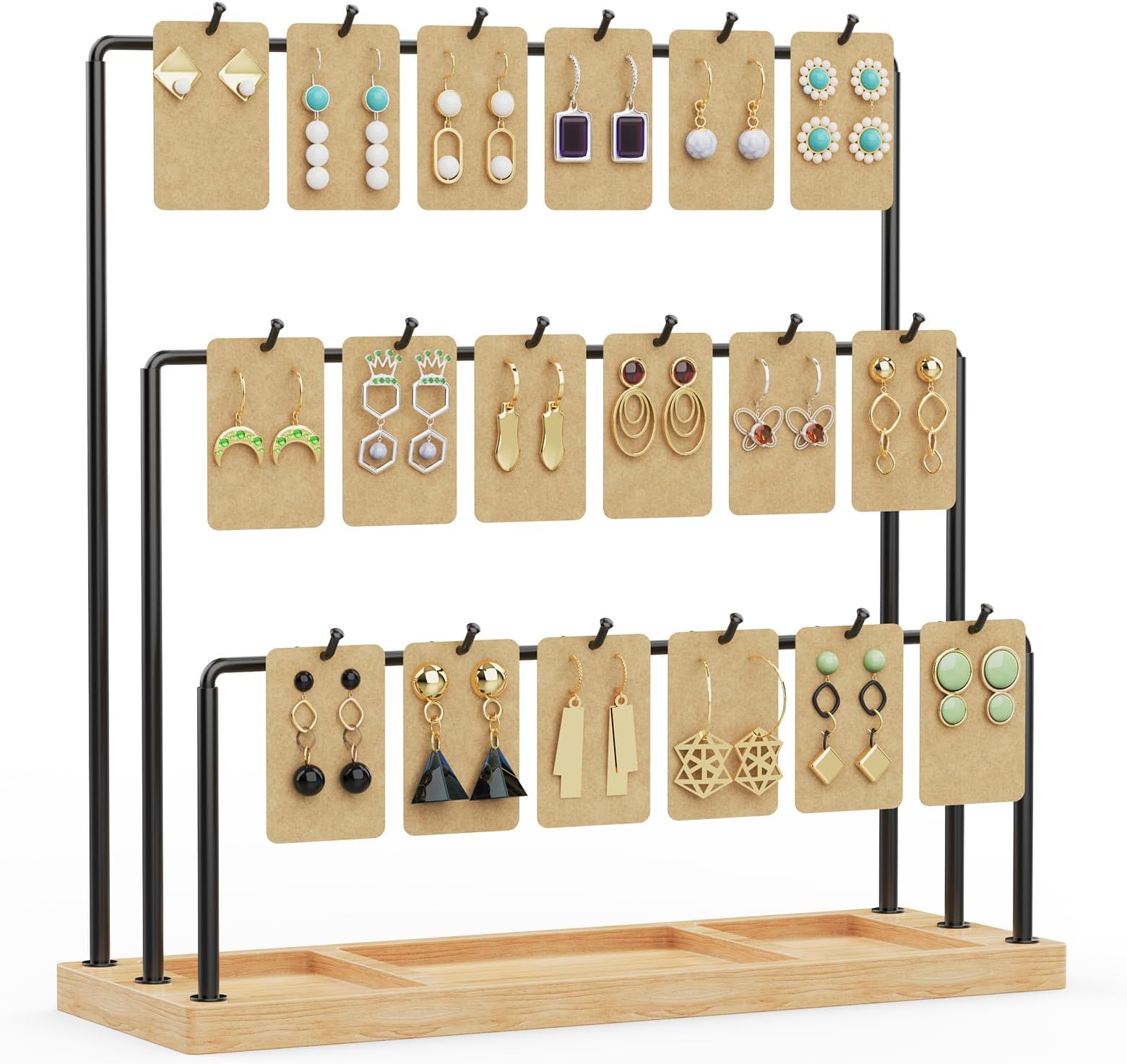 Amazon.com: bahforam 3 Tier Spinner Display Rack Retail Display Stand ...