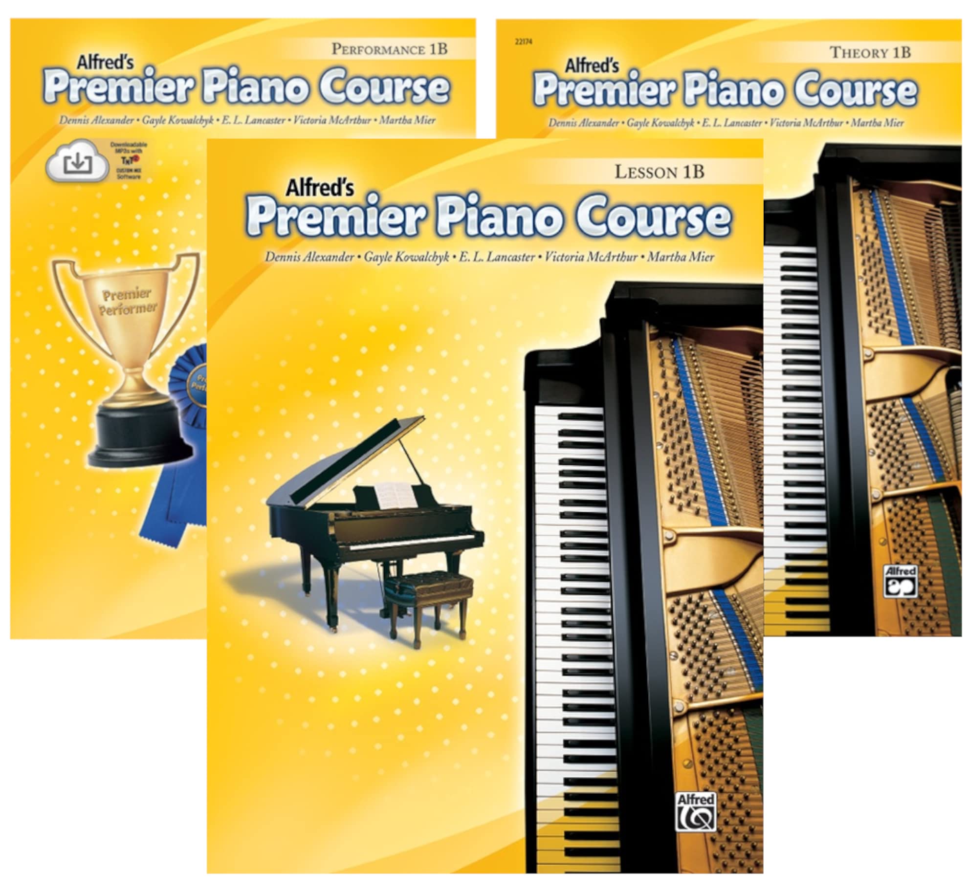 Alfred's Premier Piano Course Lesson 1B (Lesson, Theory, Performance ...