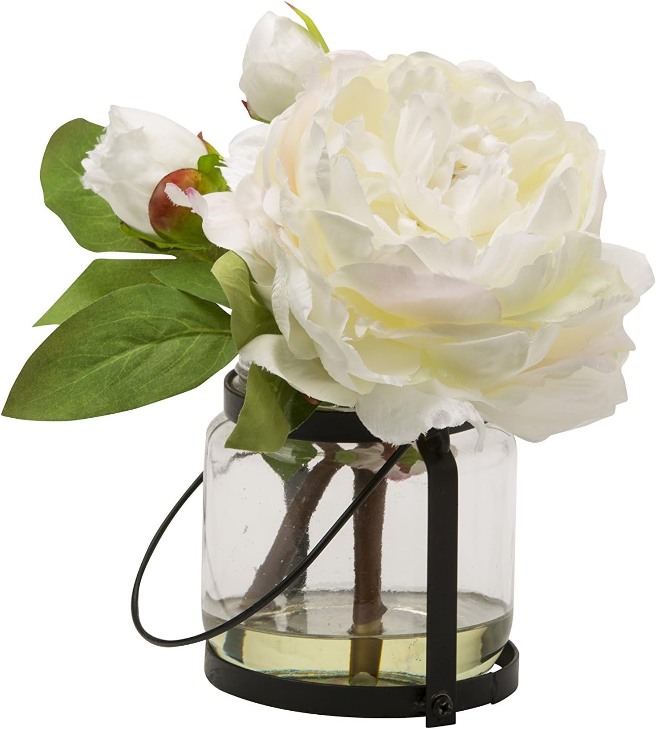 Amazon.com: Teters Floral Blossom Collection Peony Cutting in Vase, 8.5 ...