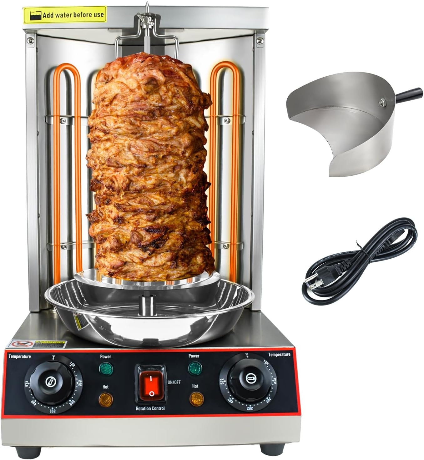 Amazon.com: Generic YOOKTEN Electric Shawarma Grill Machine,3000W Doner ...
