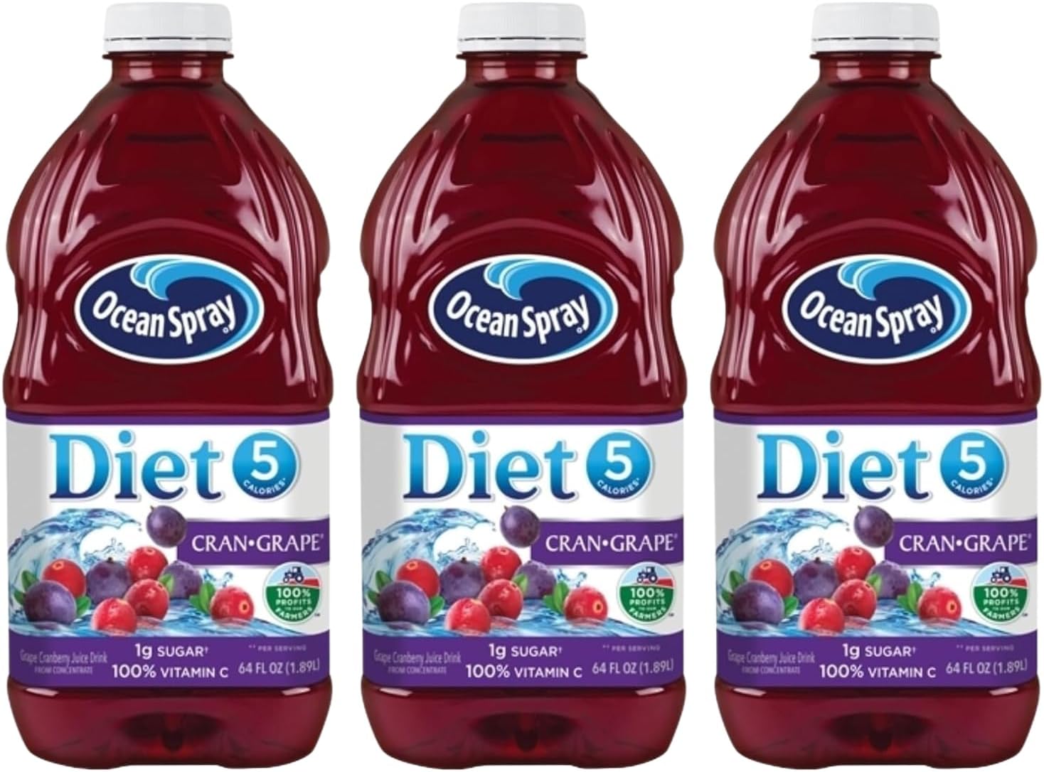 Amazon.com : Ocean Spray Diet Juice in 64 Ounce Bottles - 3 Pack ...