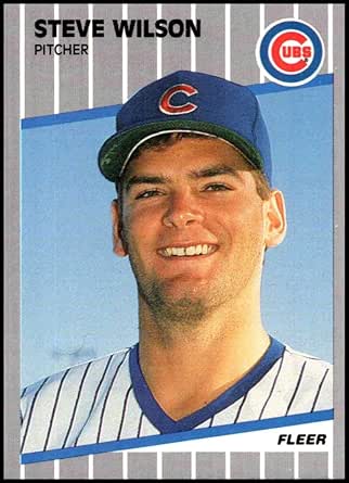 Amazon.com: 1989 Fleer Update Baseball #U-82 Steve Wilson Chicago Cubs ...