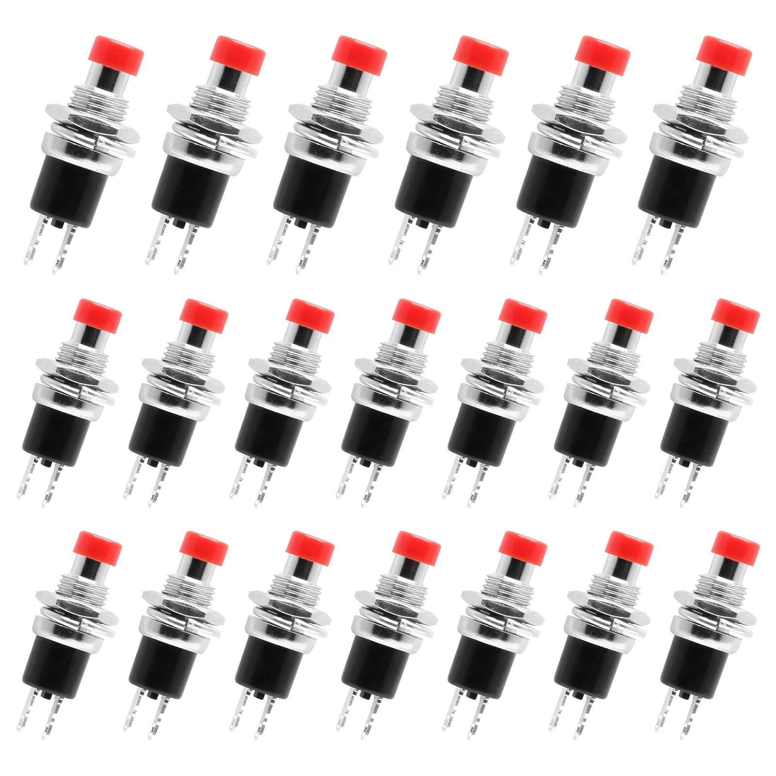 Snapklik.com : BokWin 20 Pcs Micro Push Button Switch,1A 250VAC Mini ...