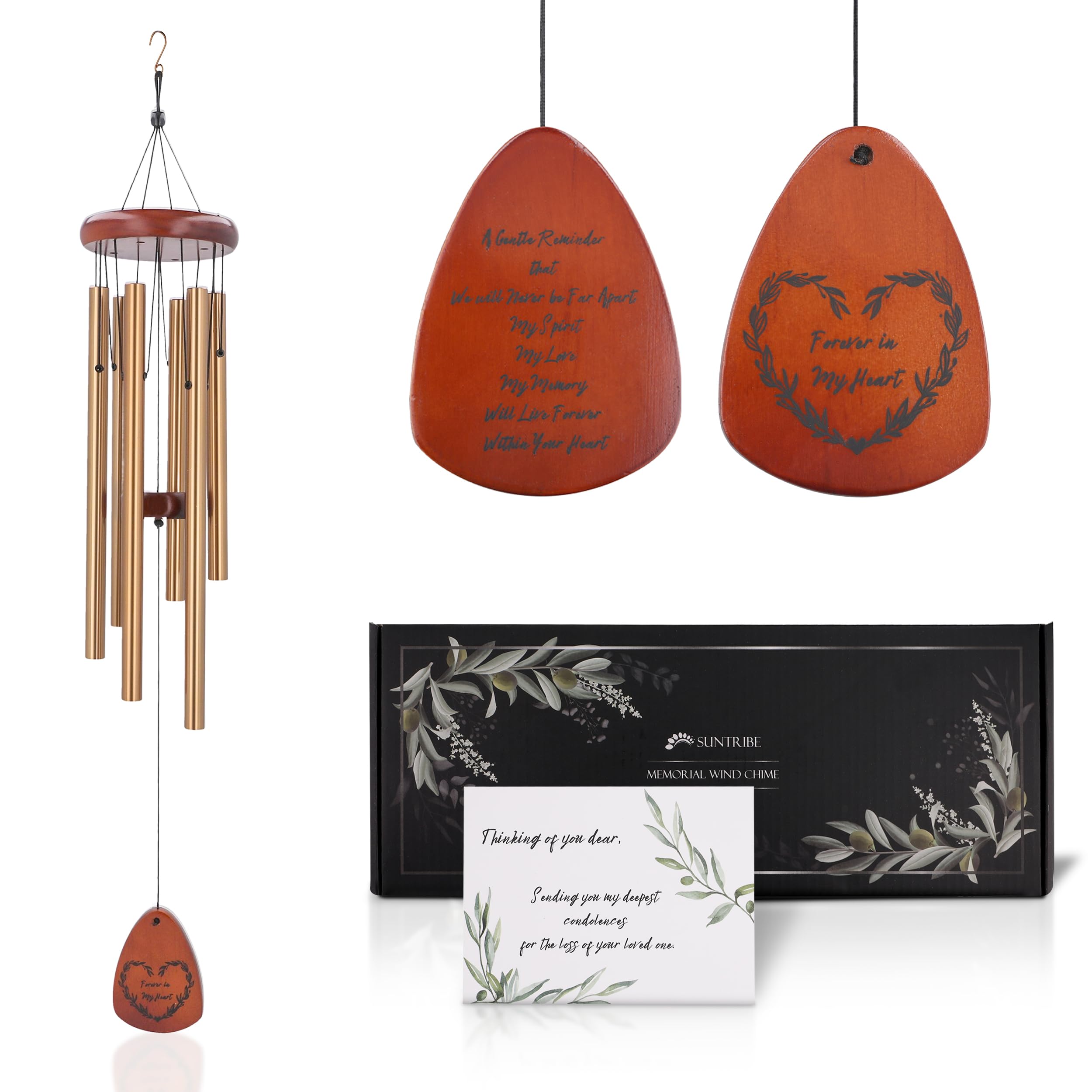 Amazon.com : Memorial Wind Chimes - 32" Sympathy Wind Chimes for Loss ...