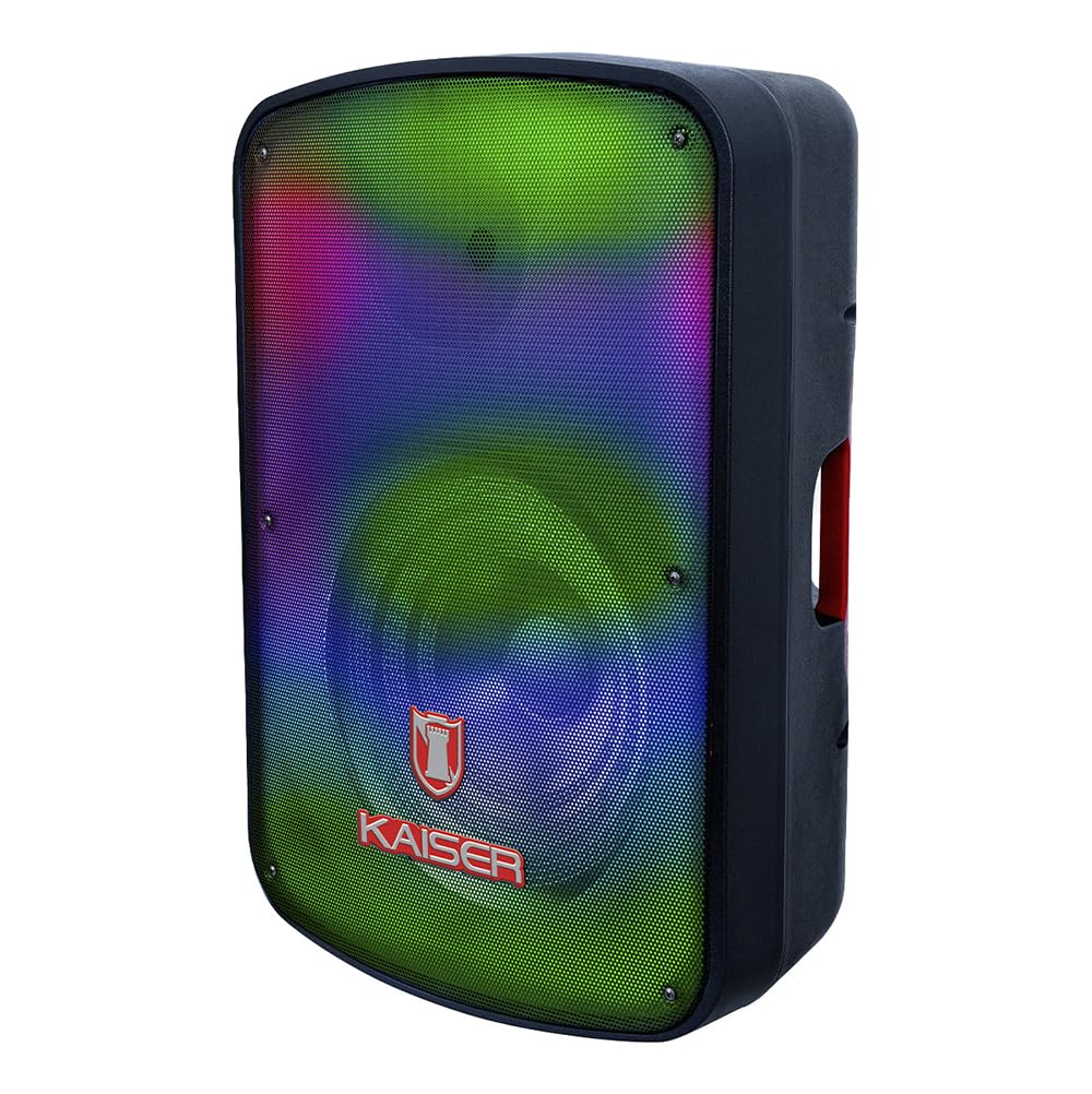 kAISER MSA-9015SC Bocina 15” Luz Tipo Flama KSR-Link, Recargable ...