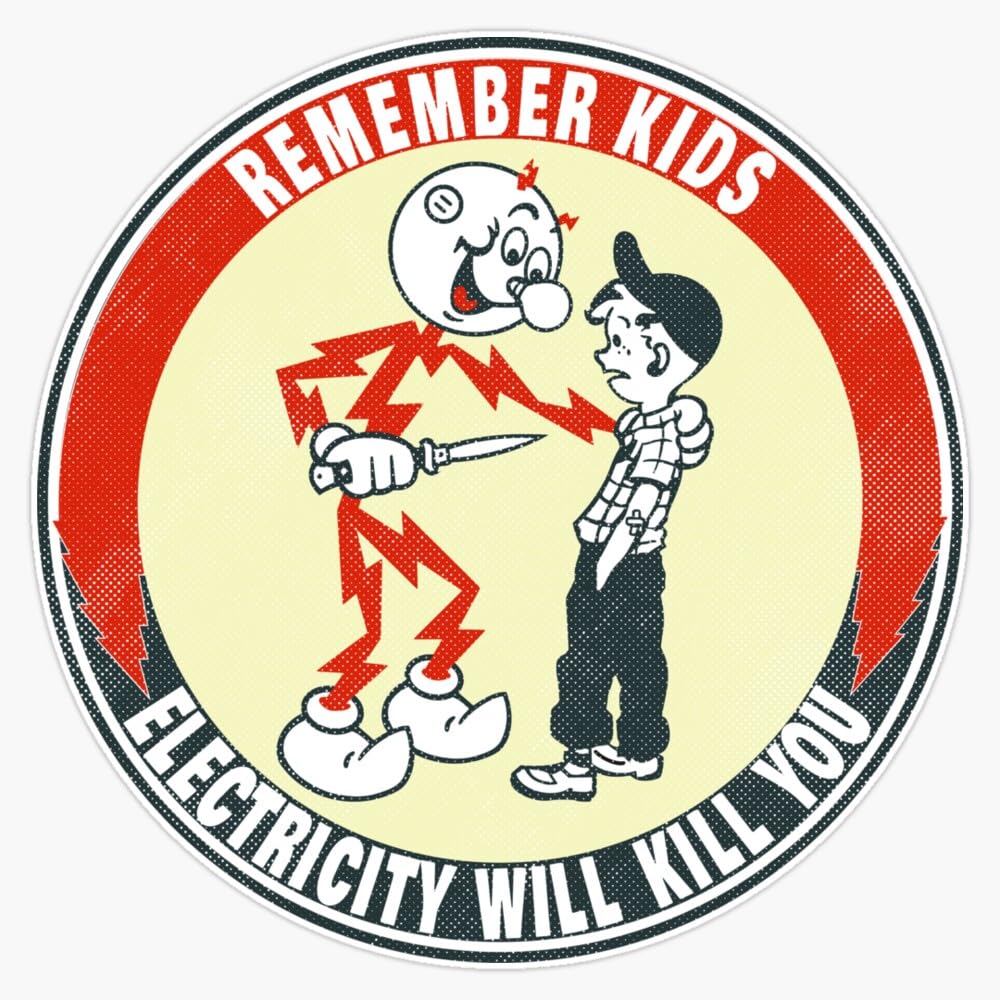 Amazon.com: 1970 Child Warning Ads - Remember Kids Electricity Will ...