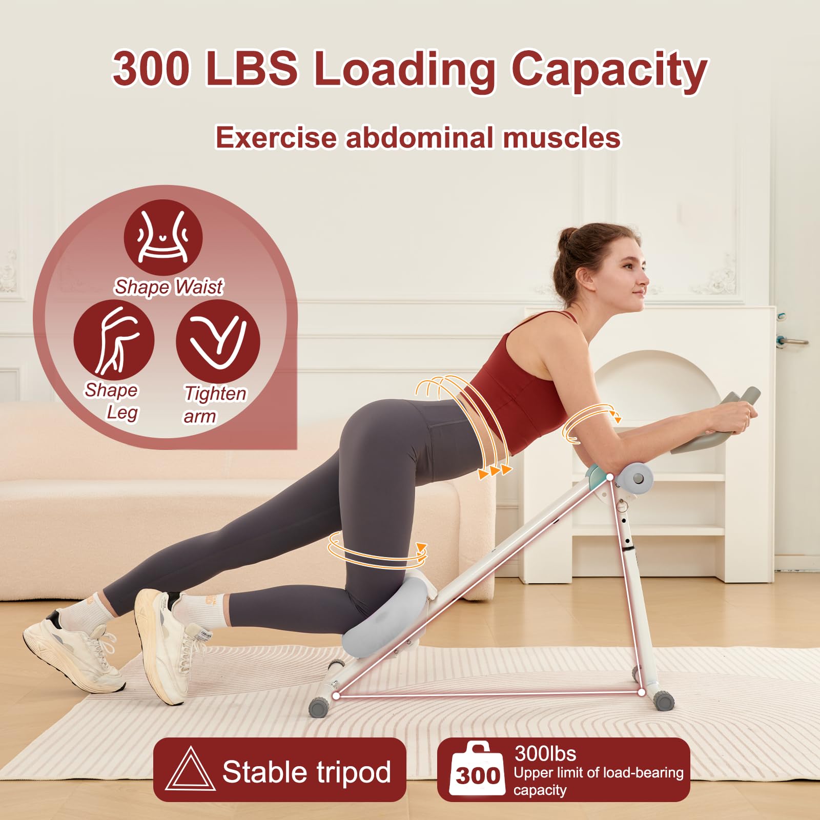 Snapklik.com : HOTWAVE Abdominal Trainer,Adjustable Ab Workout ...