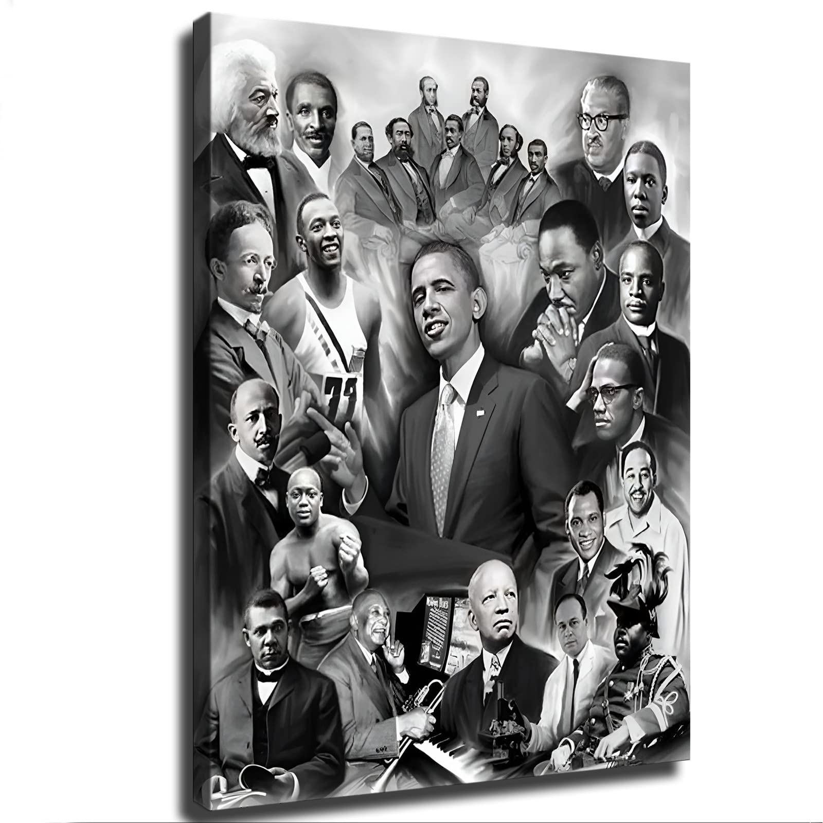 Famous African American Collage