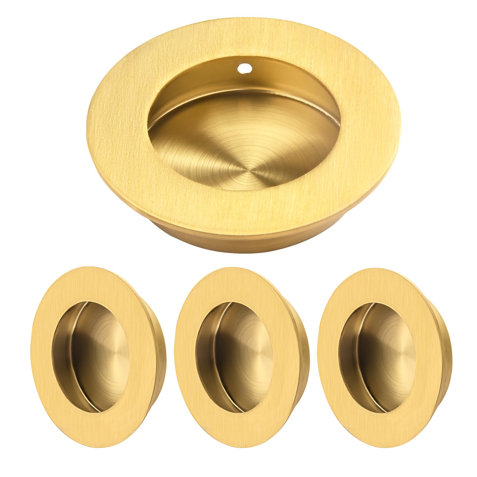 Snapklik.com : HOMOTEK 4 Pack Round Sliding Closet Door Handles ...