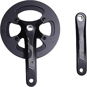 Amazon.com : PROWHEEL 44T Bike Crankset,170MM Square Taper Bike Crank ...