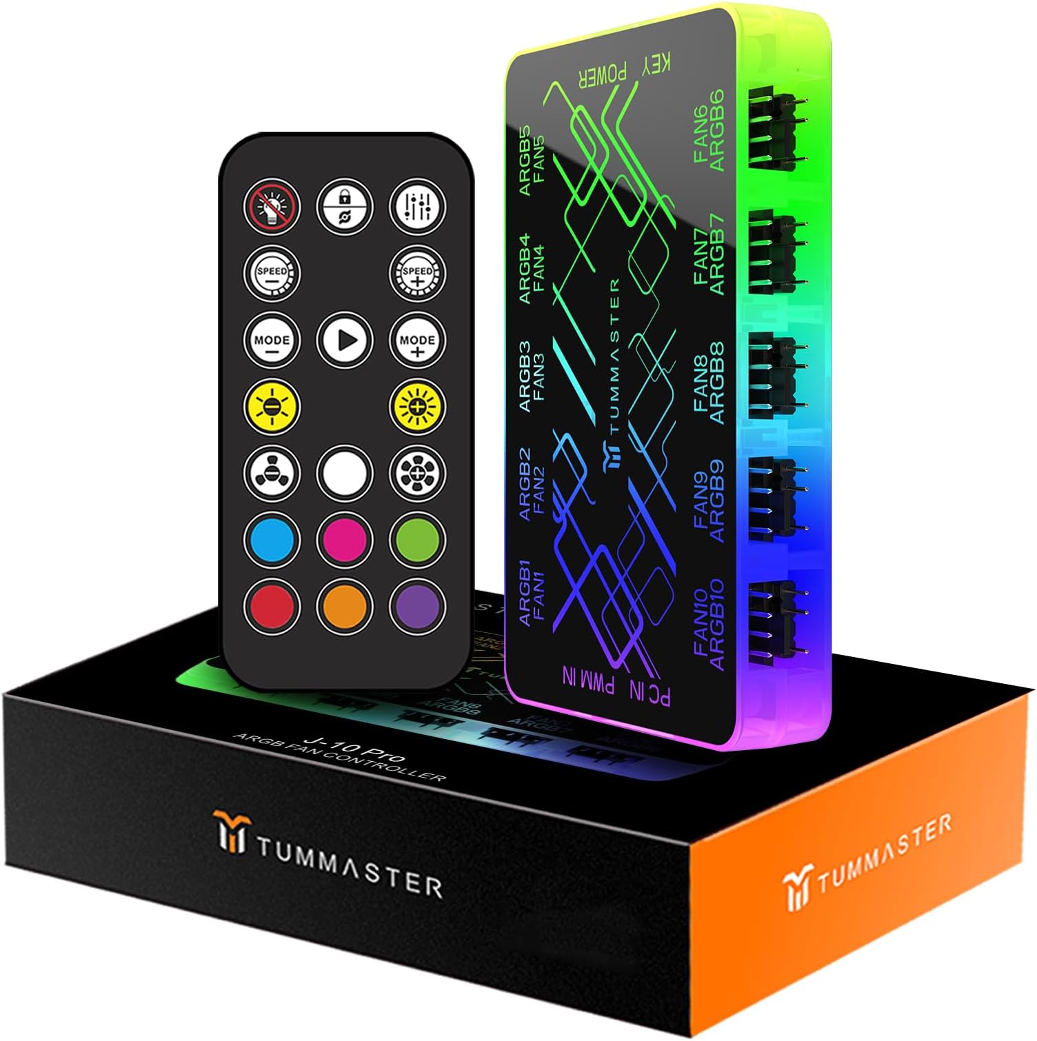 Amazon.com: ARGB Controller Kit for PC RGB Case Fans, ARGB Splitter ...