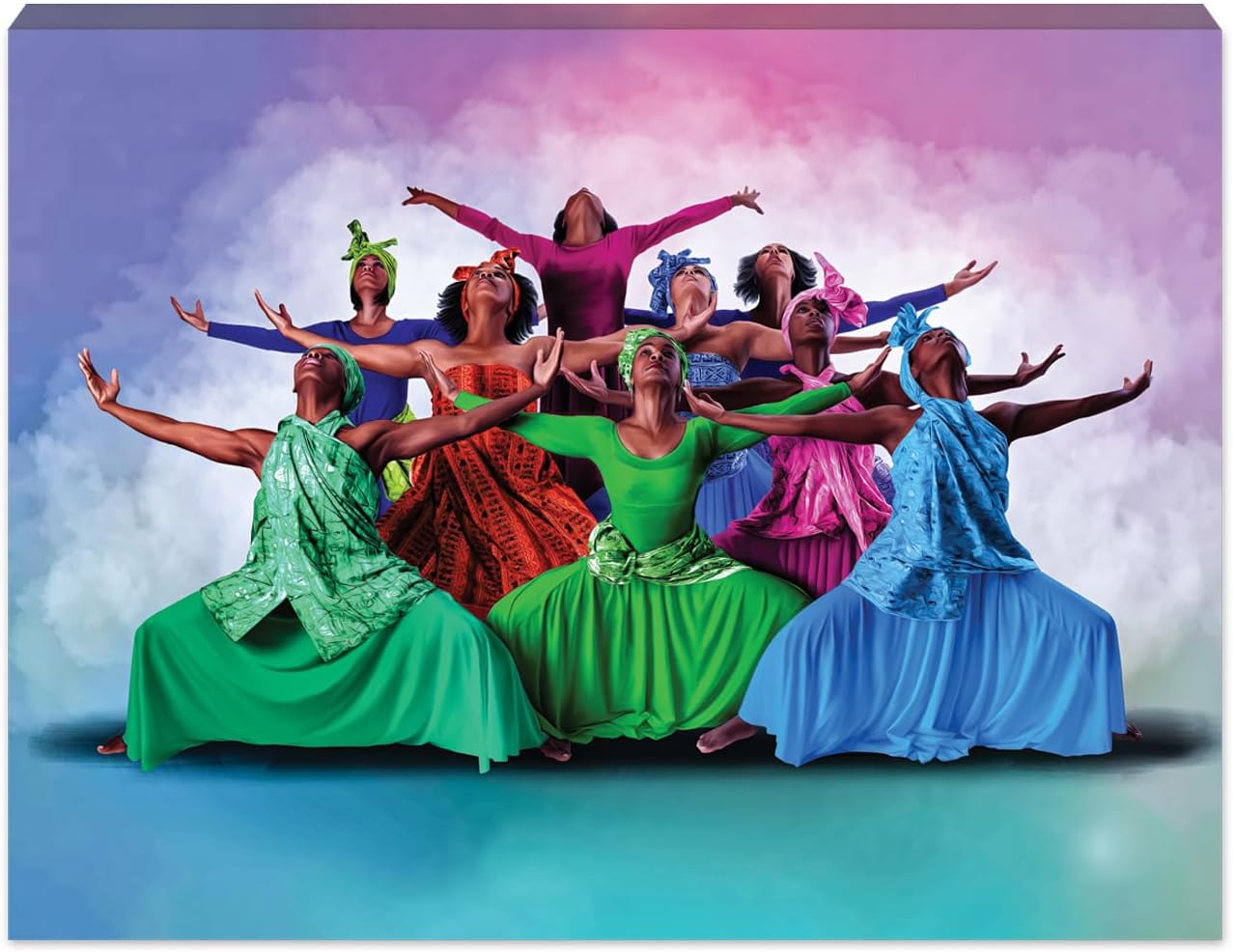 Amazon.com: African American Expressions Canvas Wall Black Arts ...